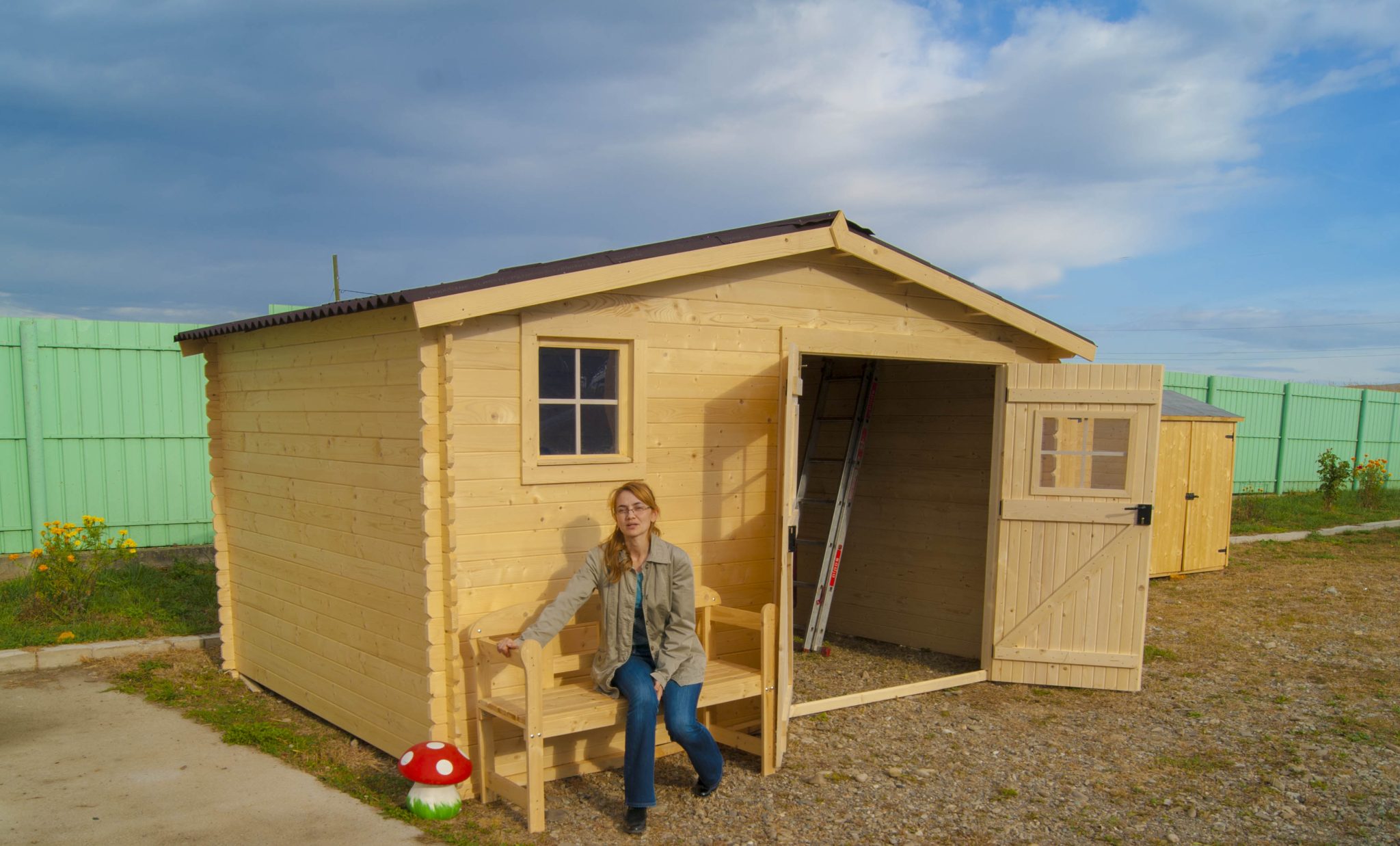 bancuta de gradina din lemn